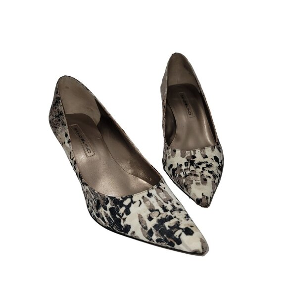 Bandolino | Shoes | Bandolino Brown Black White Floral Toile Print ...